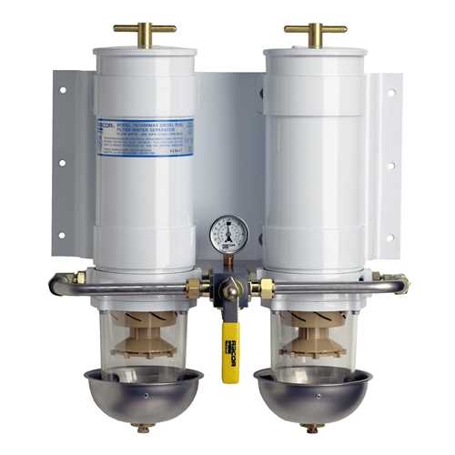 Racor 751000MAX Series Dual Turbine Filter Assembly w/Metal Shield 2 ...